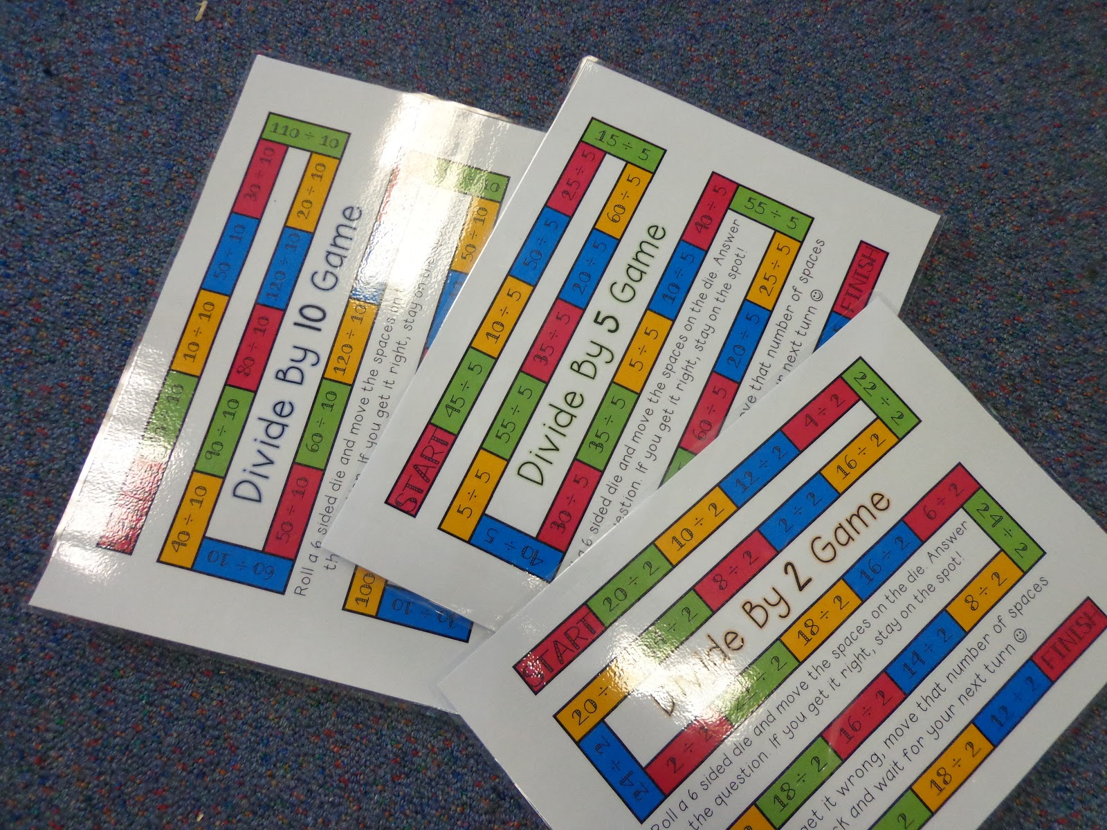 Teachable Moments: Division Board Games