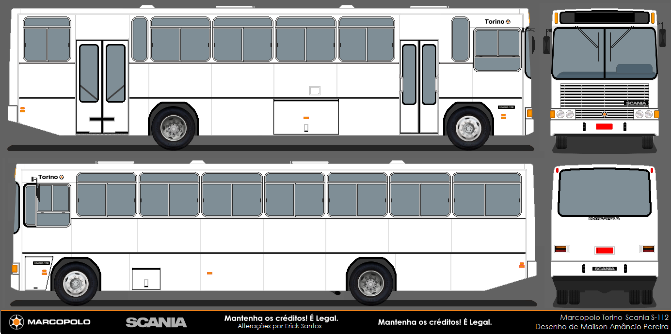 Central Bus: Marcopolo Torino 1983 Scania S-112