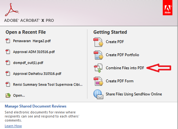 CARA MENGGABUNGKAN FILE PDF MENGGUNAKAN ADOBE ACROBAT PROFESSIONAL ...