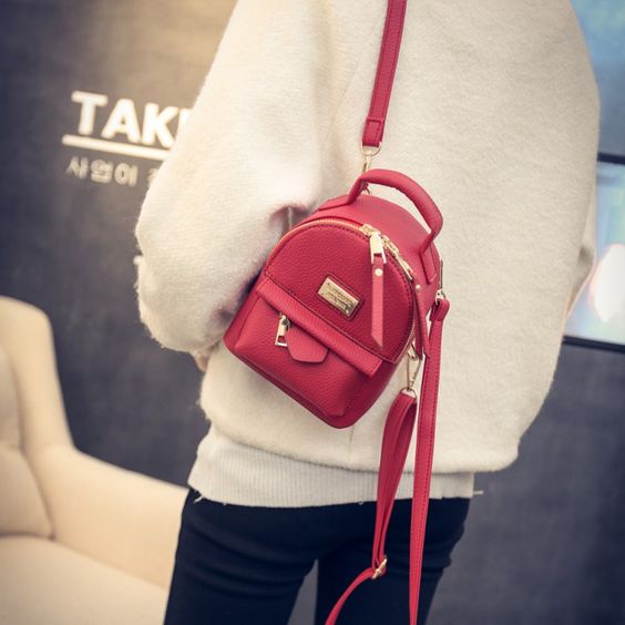 Como usar mini mochilas - Zíper chique
