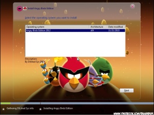 Technology: Windows 7 SP1 Angry Birds Edition 64-bit
