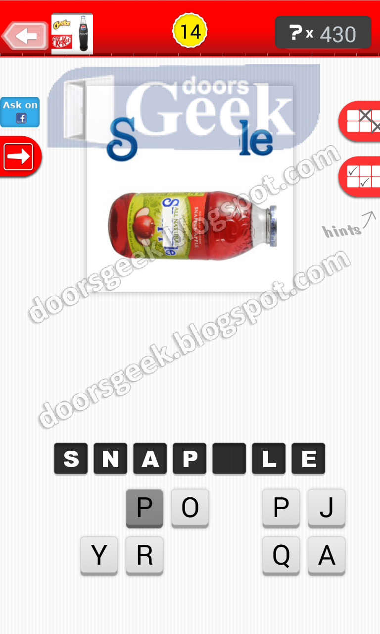 Guess The Food [Level 34-14] answer ~ Doors Geek