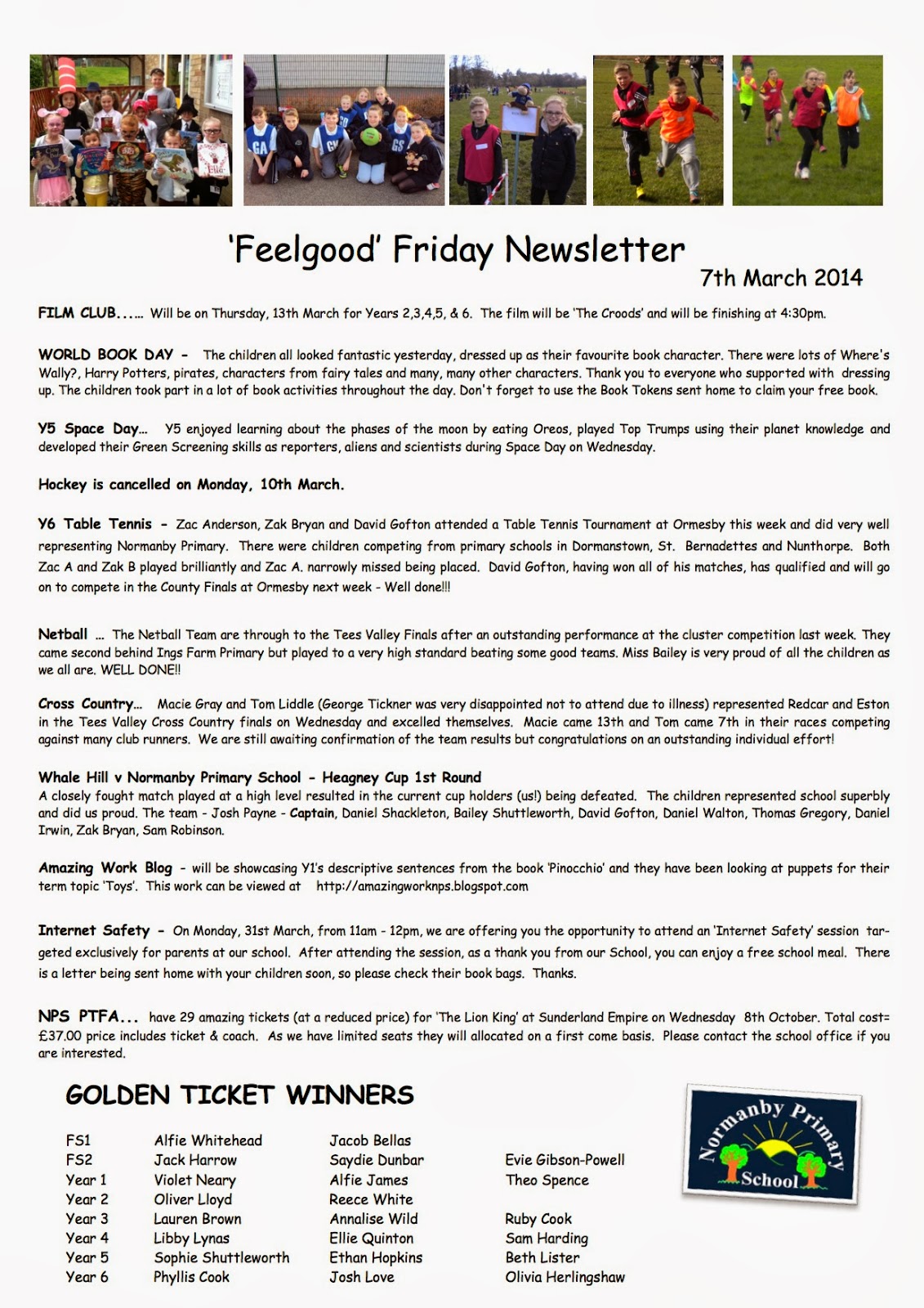Amazing work...: Feelgood Friday Newsletter 07/03/14