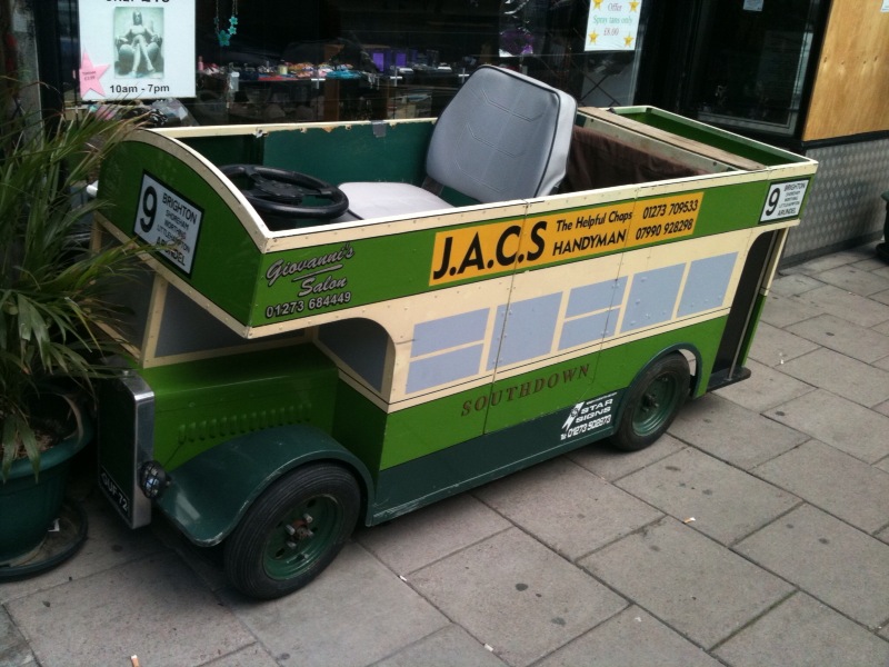 Helen McCookerybook: Miniature Bus in Brighton