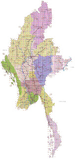 UTM Maps of Myanmar
