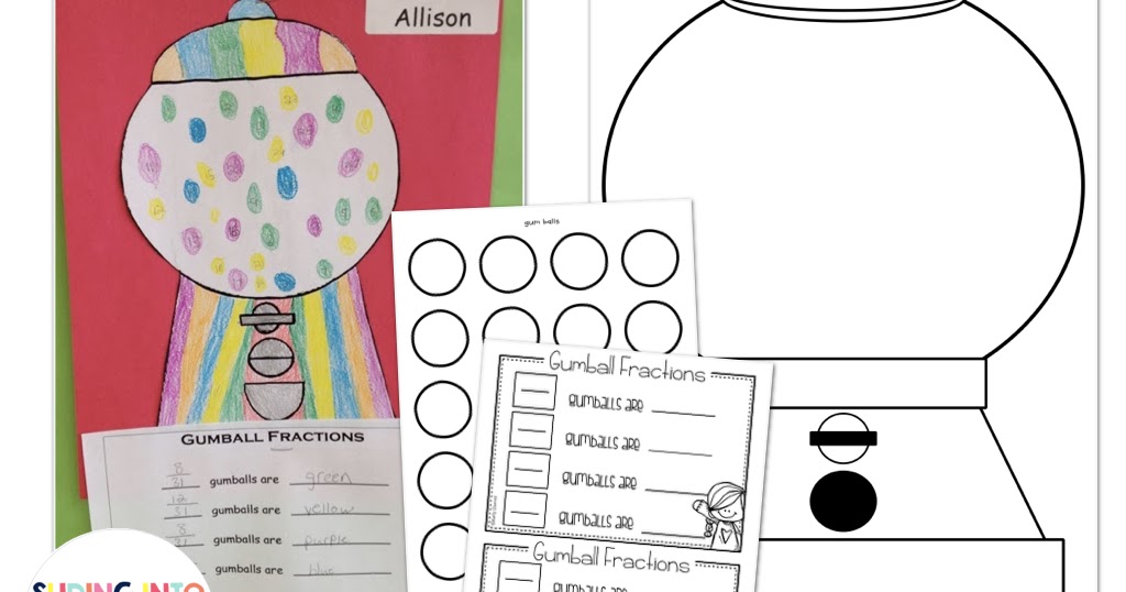 Fraction Action: Gumball Fractions! | Little Fox Teaching