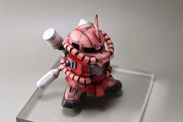 Gundam Family: SD Zaku II Super Back Pack Custom Build
