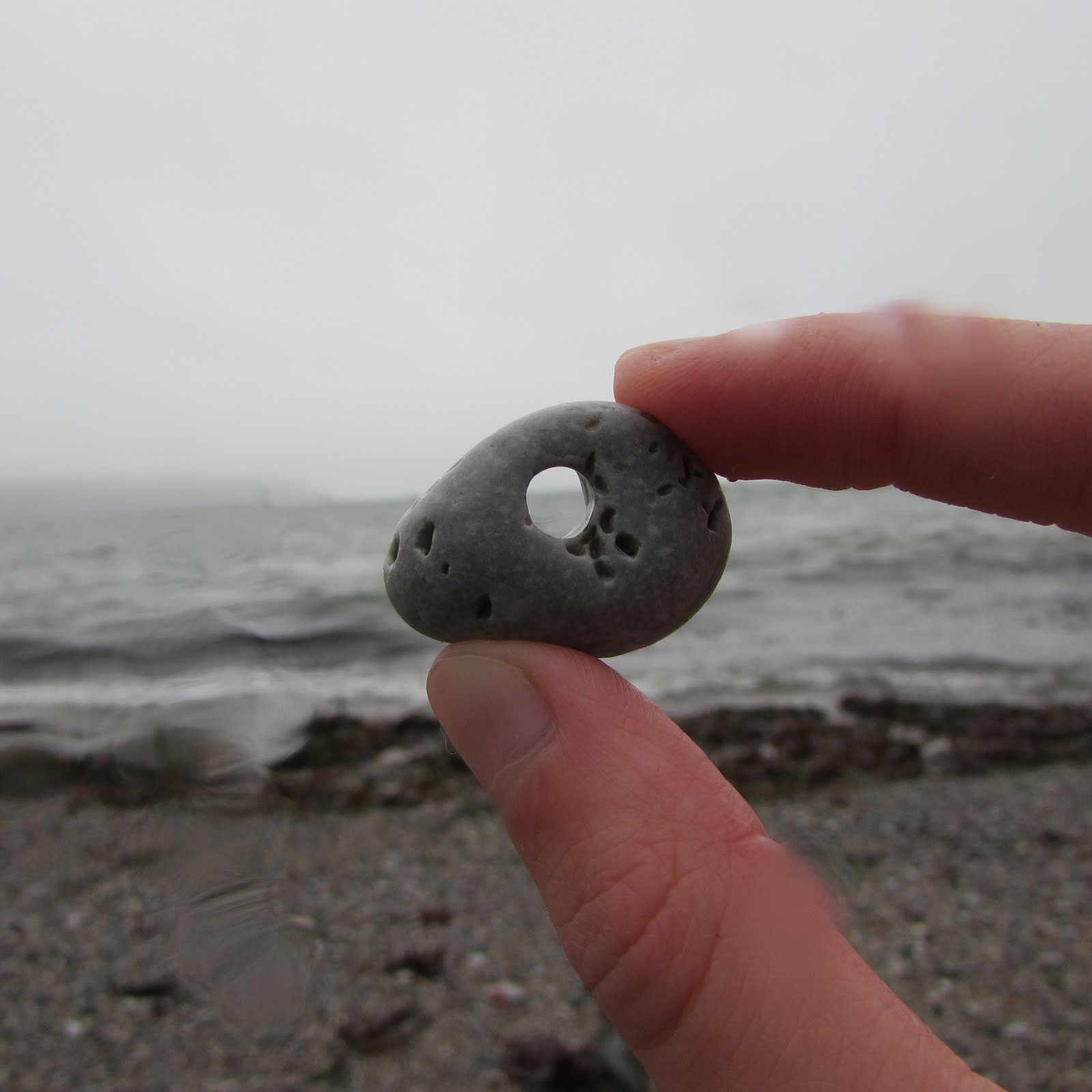 Sea Glass and Spindles: Foraged Hagstone Necklaces