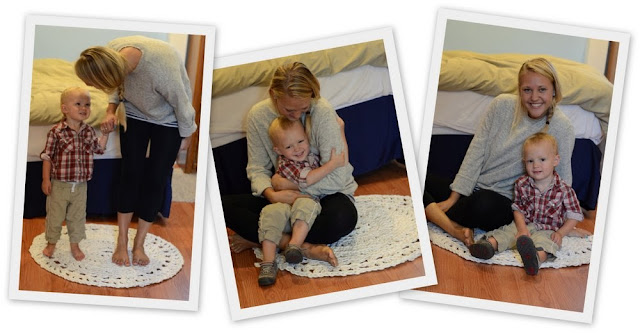 sea kettle diaries: camp crafts - a crochet rope rug for Kimmie