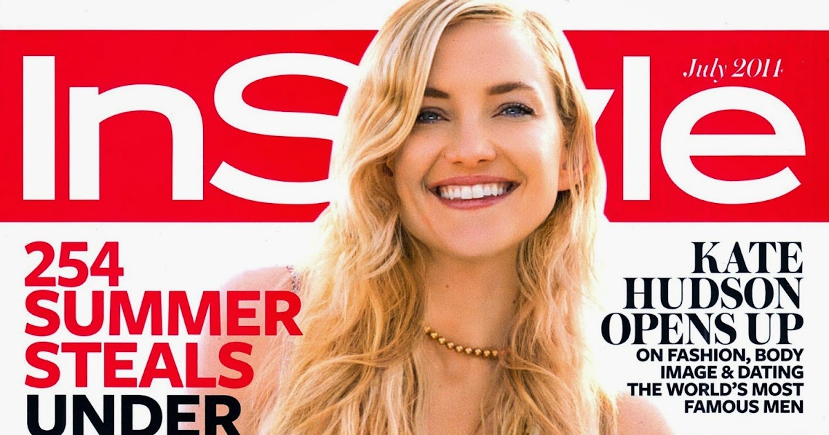 Smartologie: Kate Hudson for InStyle USA July 2014