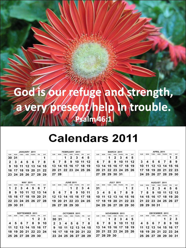 detlaphiltdic: Big A4 size one (1) page Christian Calendar 2011 Jan to ...