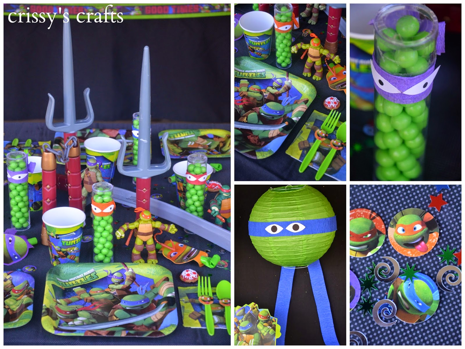 Crissy's Crafts: Ninja Turtle Party