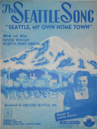 NORTHWEST MUSIC ARCHIVES: The "SEATTLE SONG" (1952)