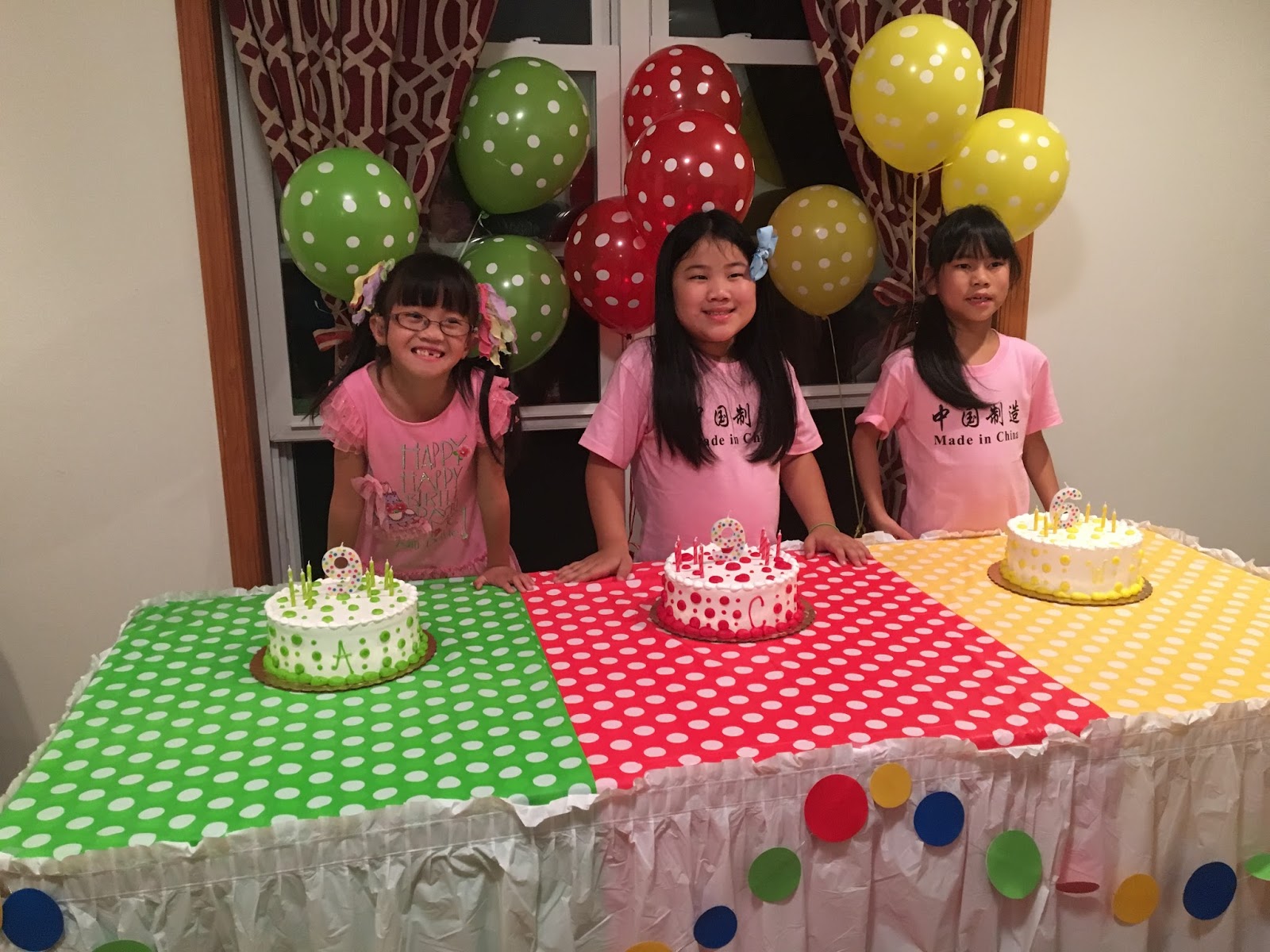 Finding the other end of our Red Thread: Triple Birthday Party
