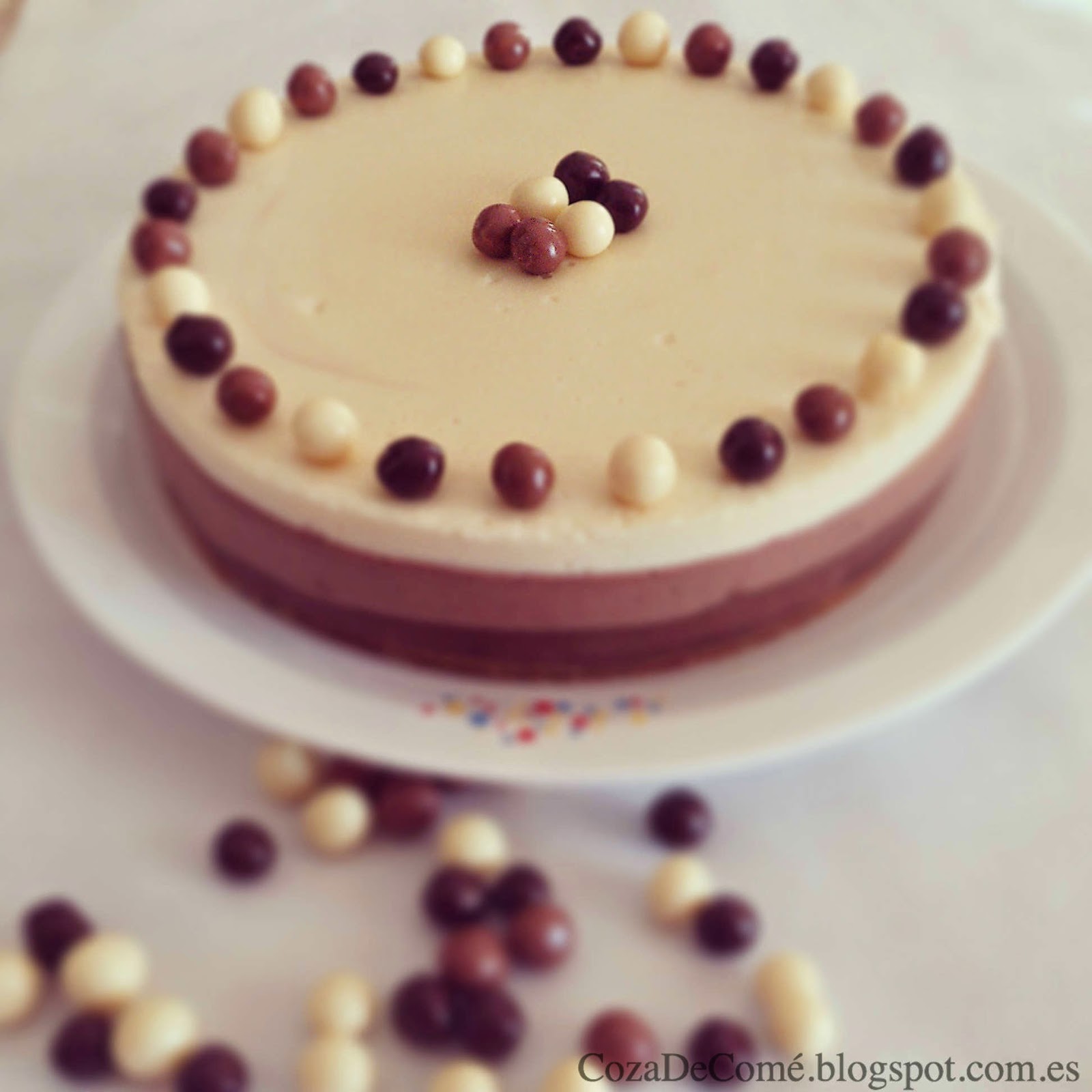 CozaDeCome: Tarta Tres Chocolates