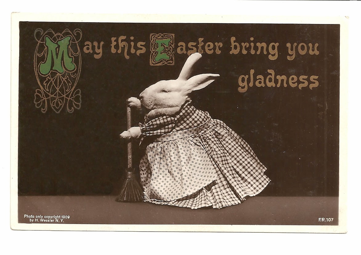 I'm thinking of a....: Vintage Easter Greeting Cards - Bizarre and Strange