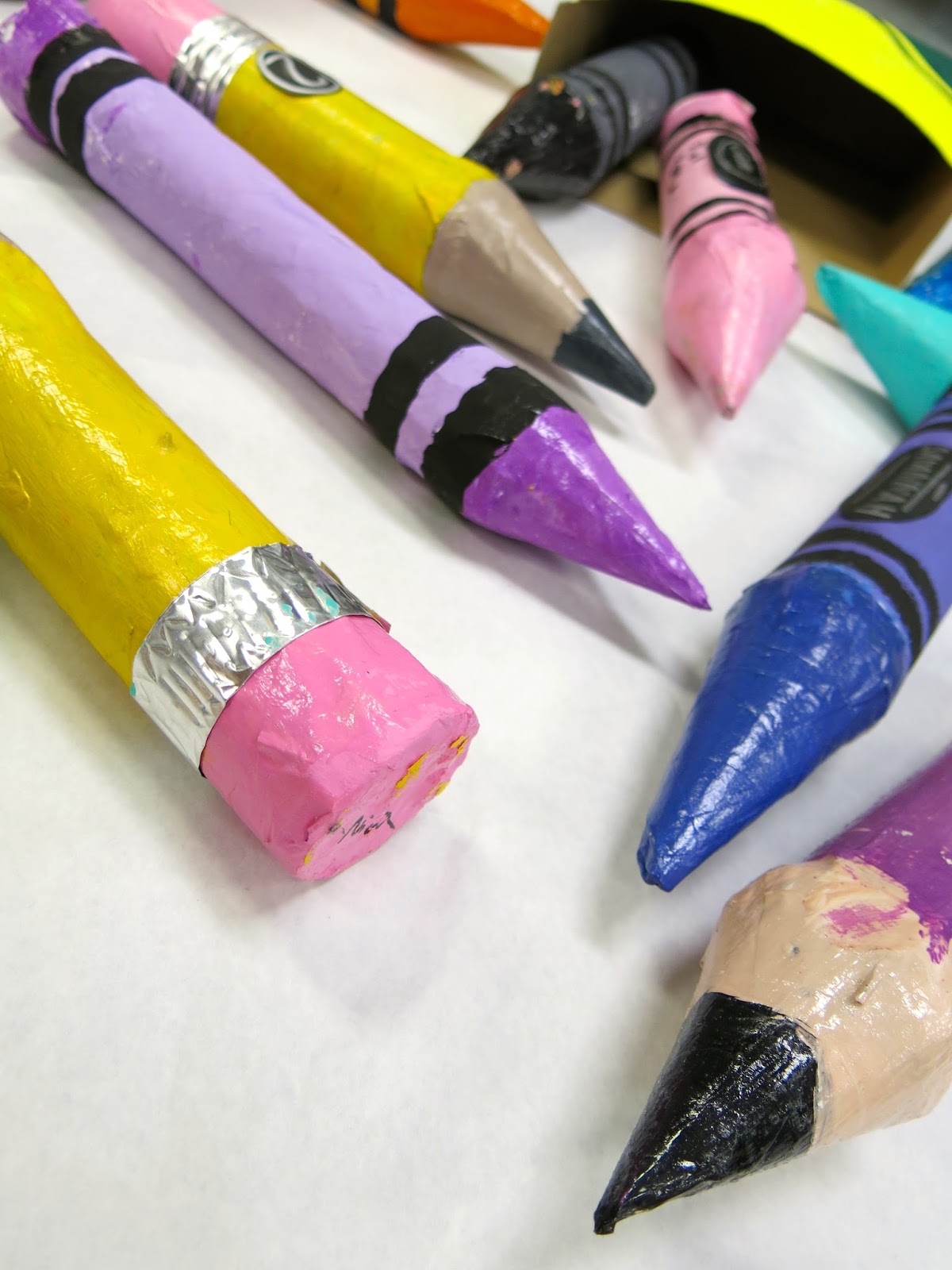 Cassie Stephens: In the Art Room: Crayon and Pencil Sculptures