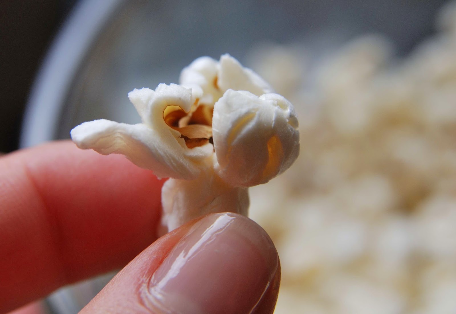Pauline à la crème anglaise: Homemade toffee popcorn