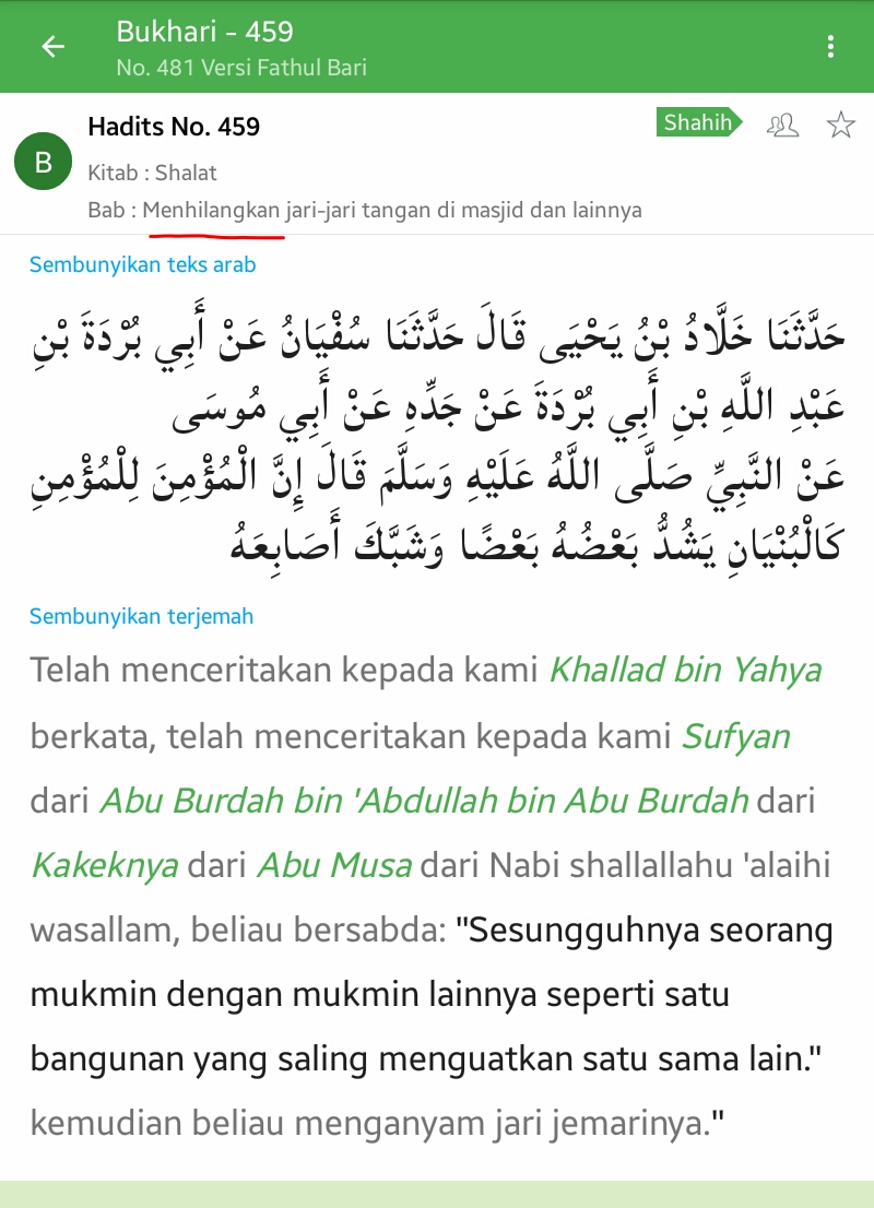 Umar Mansur Ar-Rahimy: 50 Hadits singkat Shahih Bukhari dan faidahnya ...