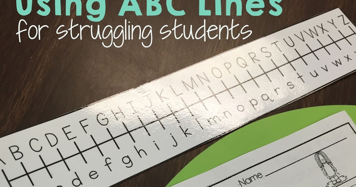 Using an ABC Line (freebie) - Owl-ways Be Inspired