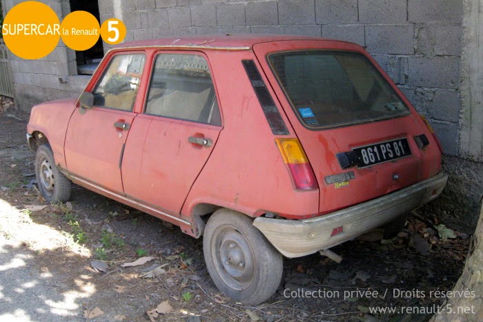 Blog :: TOUT sur la Renault 5: Epave Renault 5 TL Rouge (2)