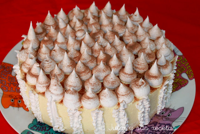 JULIA Y SUS RECETAS: Tarta mousse de vainilla con centro de chocolate ...