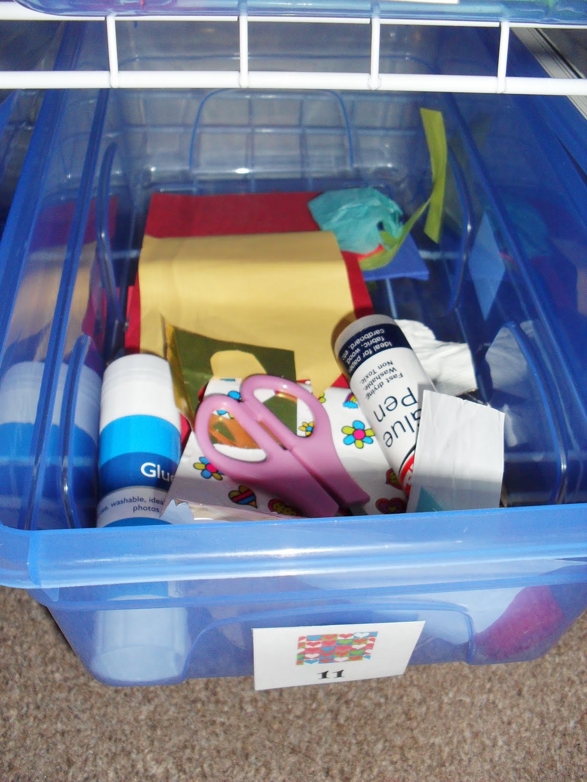 a muslim homeschool: Introducing workboxes with preschoolers