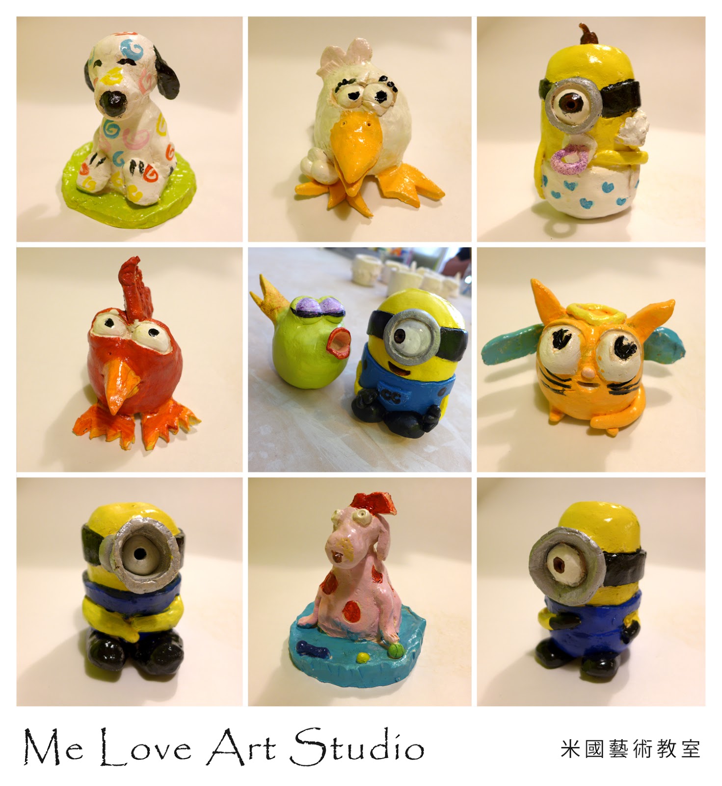 Me Love Art Studio《米國藝術》: 3D Clay - Coloring