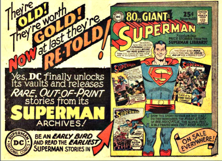 Pop Culture Safari!: Vintage 1960s DC Comics house ads