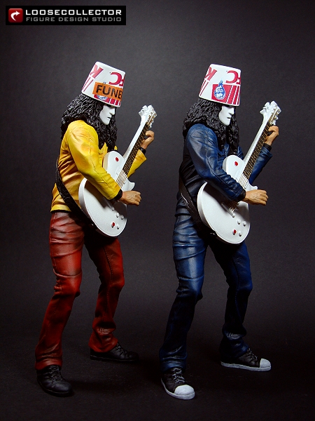 Loosecollector Custom Figures Archive: Buckethead 7-inch Statue (Yellow ...