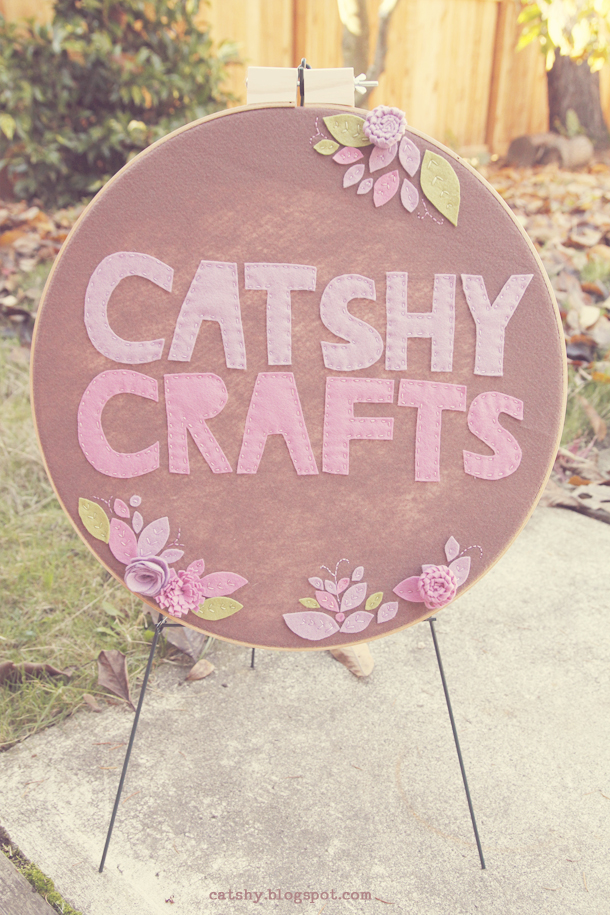 Catshy Crafts: Designing A Craft Booth Display with Thrifted Finds