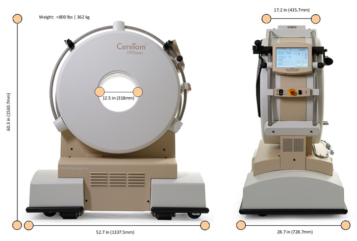 CT SCANNER PORTABLE FULL BODY 32 SLICE