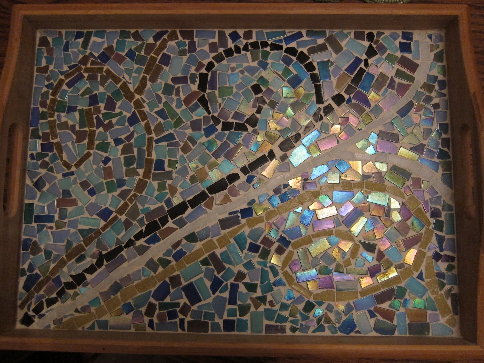 CrEatE: Projects by Jamie: Mosaic Tray