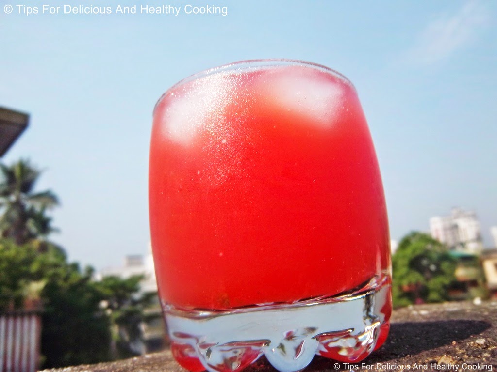 Tangy Watermelon Juice - FUN COOKING
