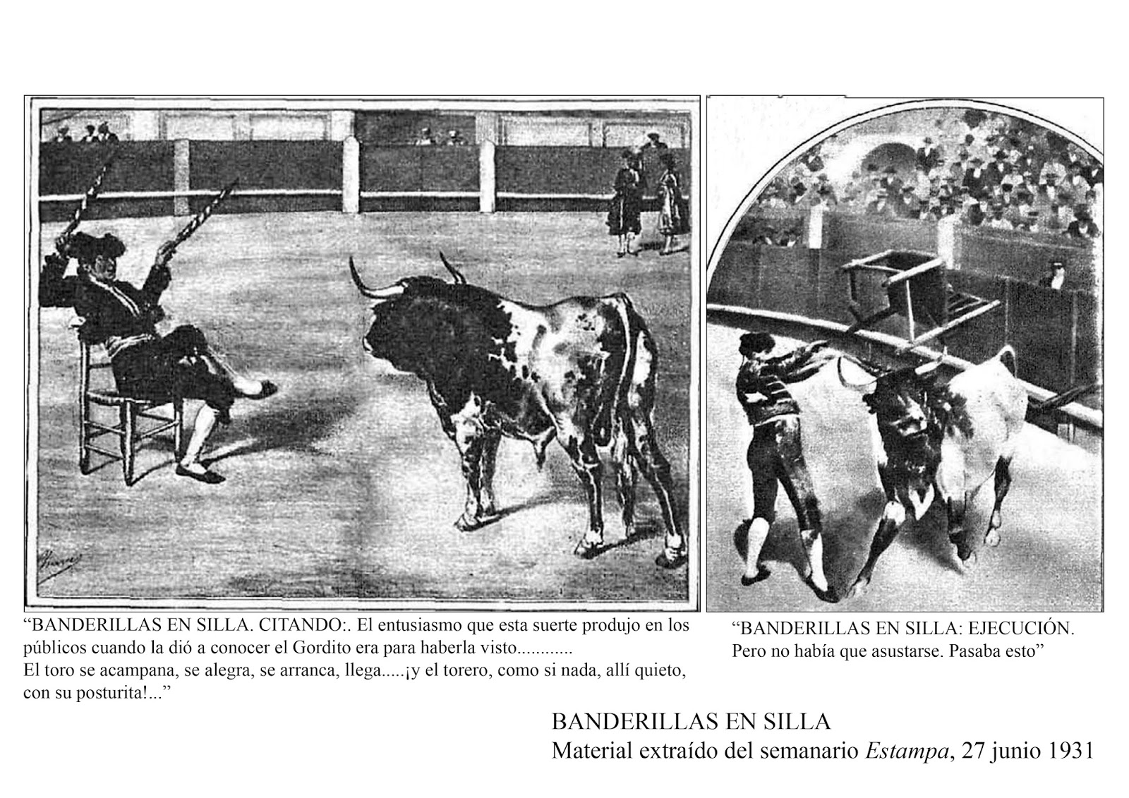 La Fiesta prohibida, por Manuel Hernández.: BANDERILLAS