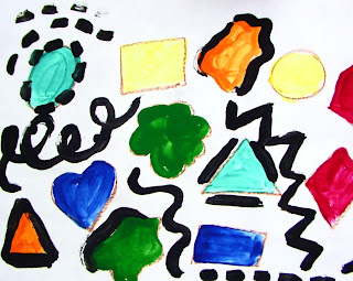 Primary Art: shapes and lines