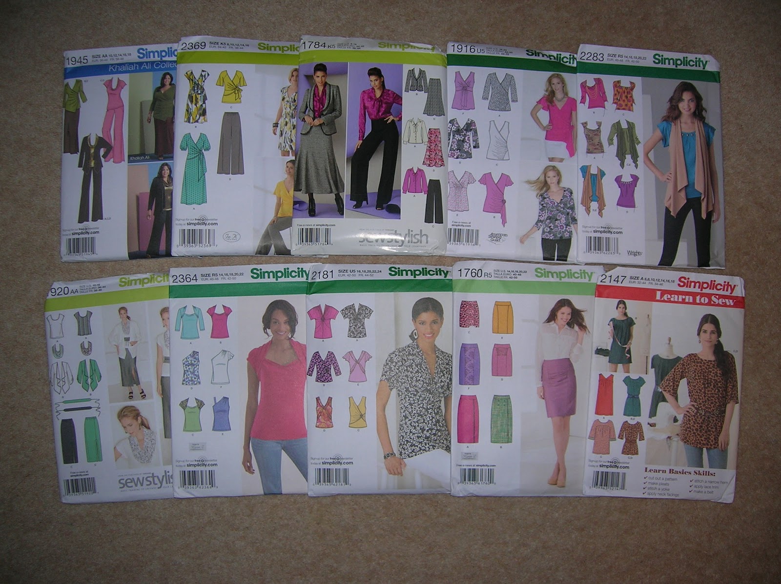 Sew Ruthie Style: Wow Simplicity Patterns