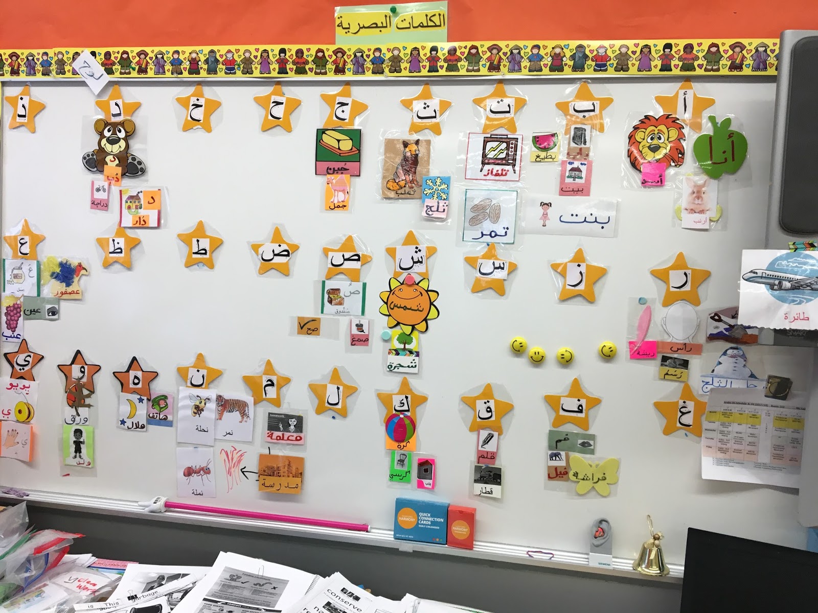 Arabic Dual Program @ PS/IS 30 : Ms. Daoud classroom walls!