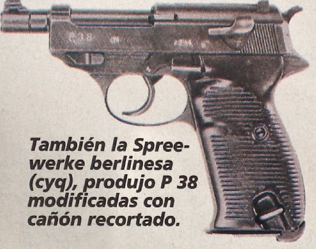 Pistola Walther P-38 de cañón recortado | Armas de Fuego