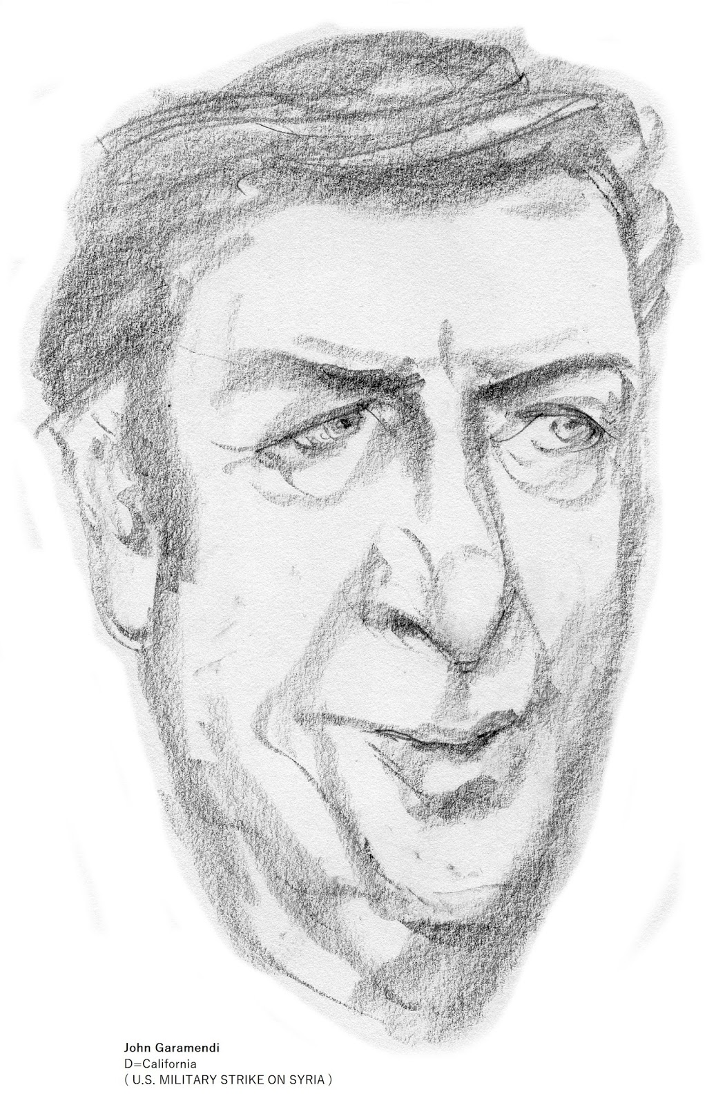 daily drawings: John Garamendi