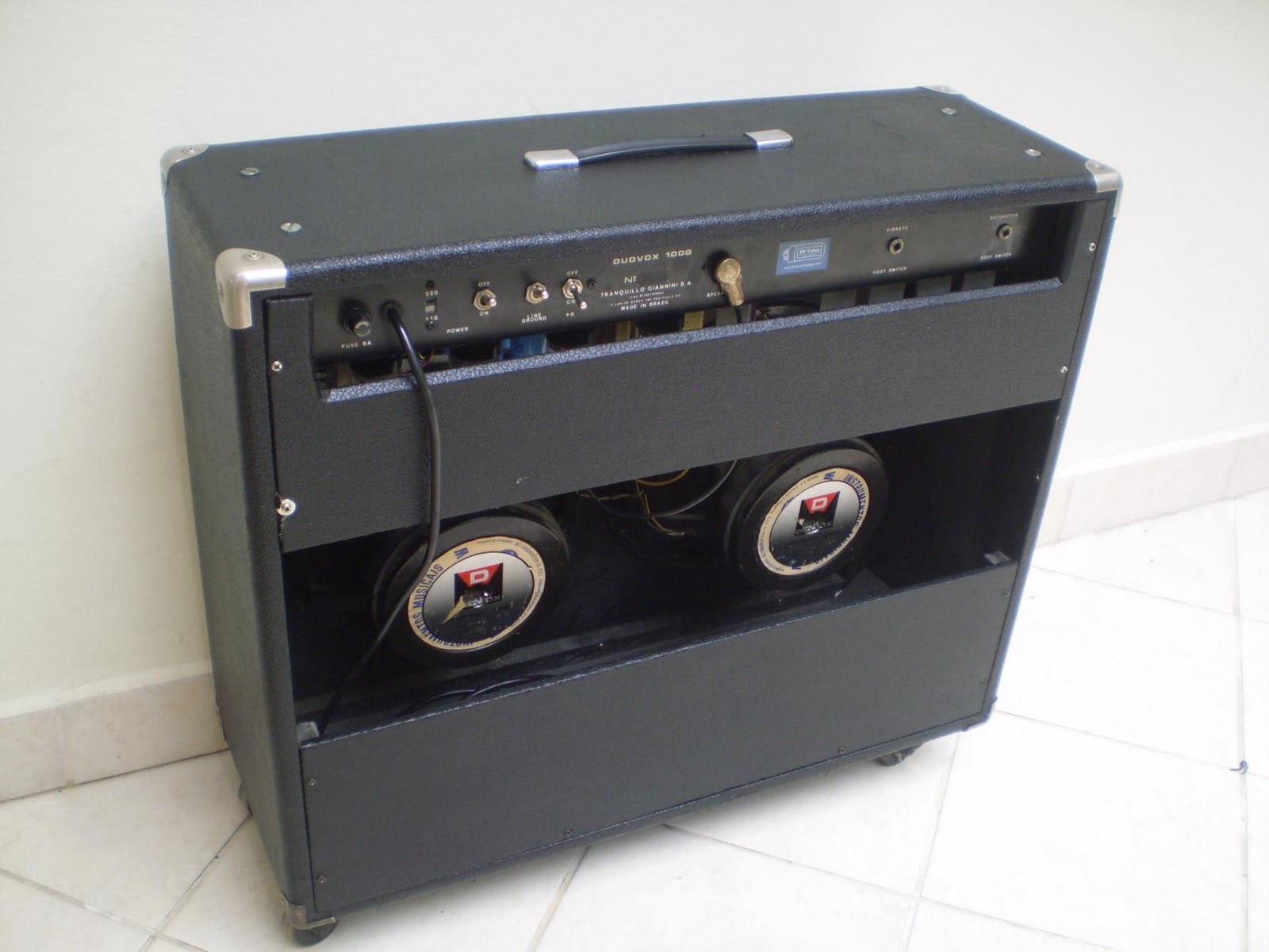 JW Tubes - Amplificadores Valvulados: - Giannini Duovox 100G, combo 2x12", 100W