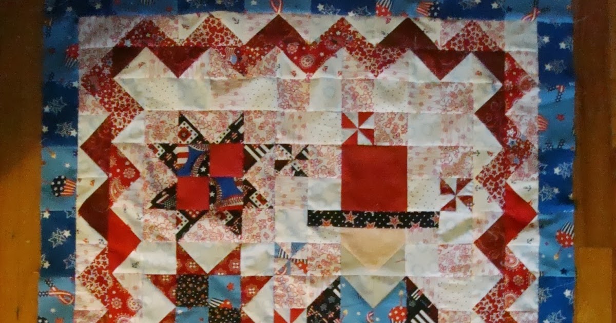 Little Bunny Quilts: Uncle Sam -- with borders!