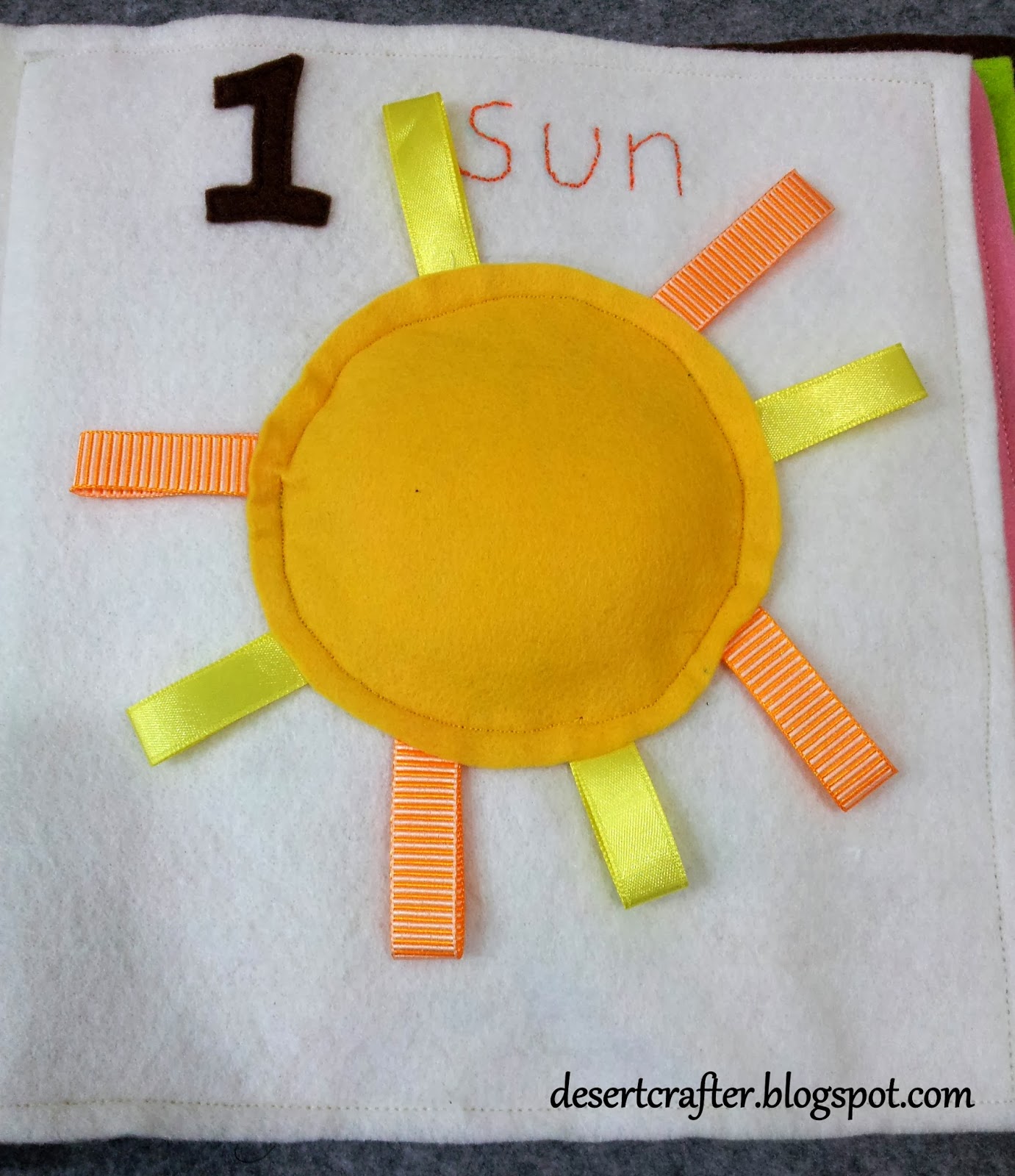 Desert Crafter: Felt Counting Book