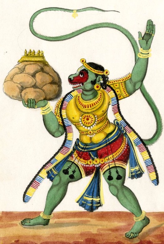 Indian Epics: Images and PDE Epics: Image: Hanuman