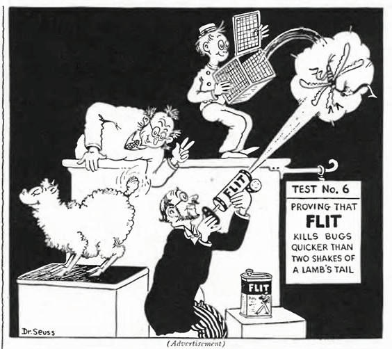 Insomnia Notebook: Dr Seuss and Depression-era Flit