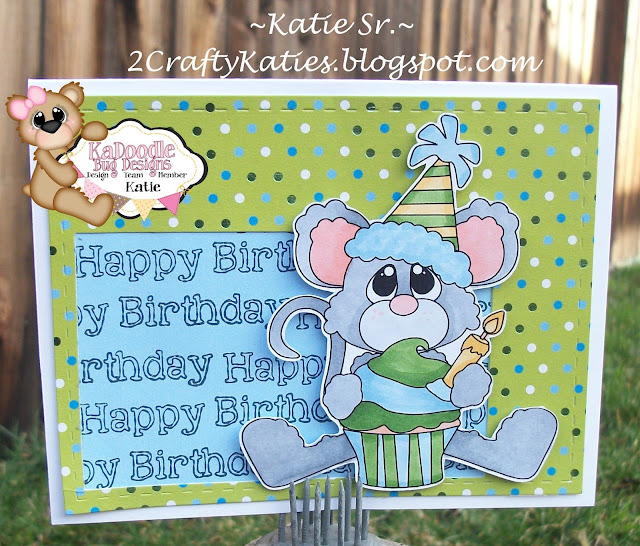 2 Crafty Katies: Birthday Mouse