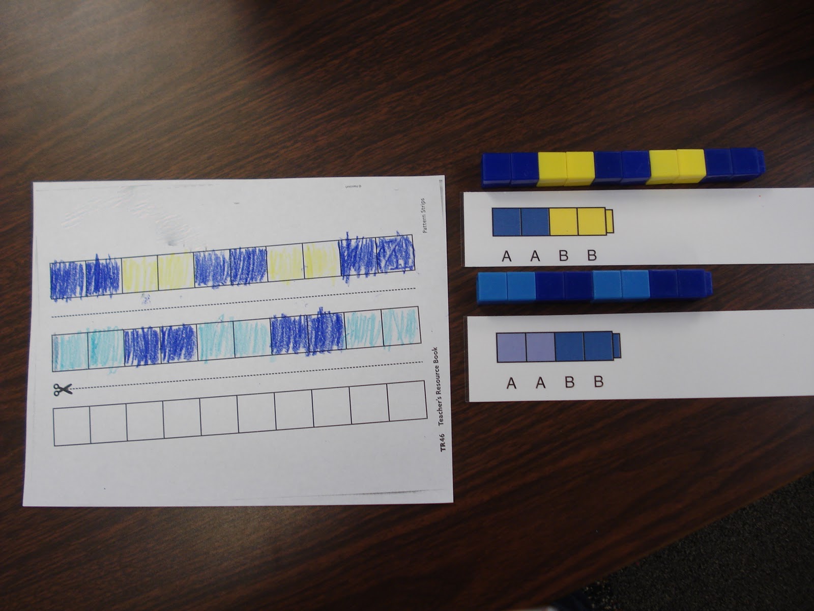 Winters Kinderland: Pattern Math Stations and Nursery Rhymes!