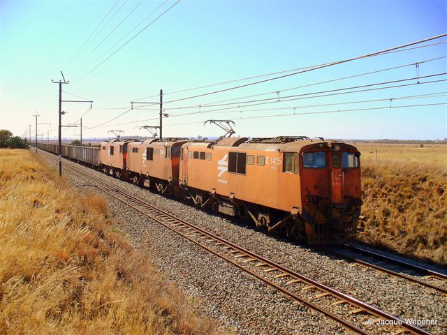 South African Railway News: Coal train.