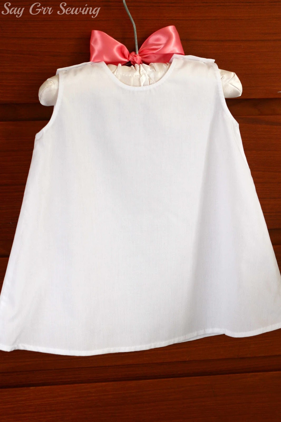 Say Grr Sewing: Missy Dress and Baby Slip