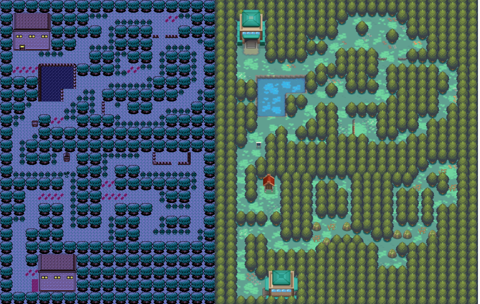 Turismo em Johto: Ilex Forest, Rota 34 e Goldenrod City